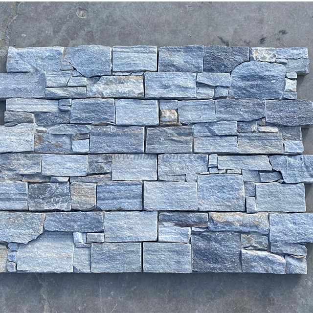 Blue Quartzite Stone Cladding Panel from China manufacturer - HIBO STONE