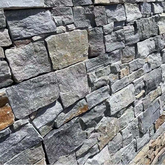 Blue Quartzite Stone Cladding Panel from China manufacturer - HIBO STONE